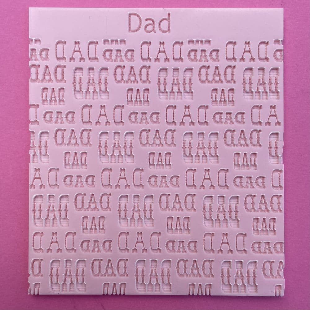 Dad Engraved square stamp