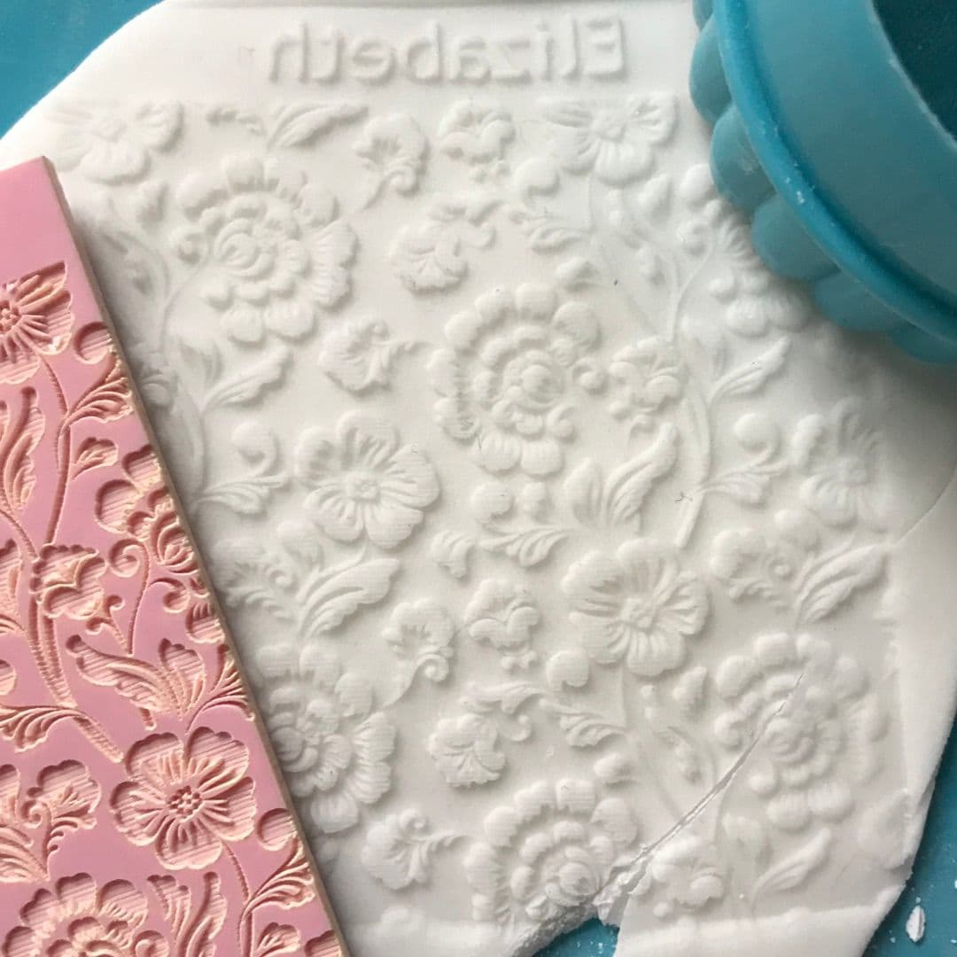 Elizabeth Engraved square stamp