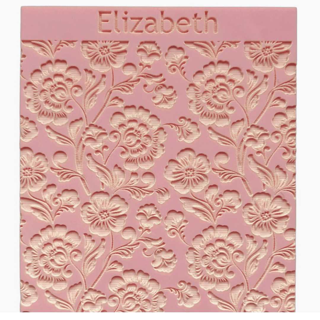 Elizabeth Engraved square stamp