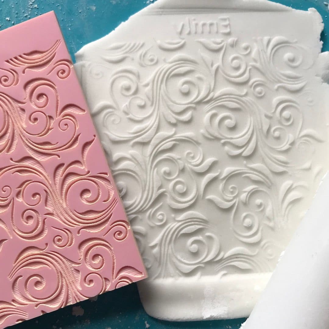 Emily Engraved square stamp