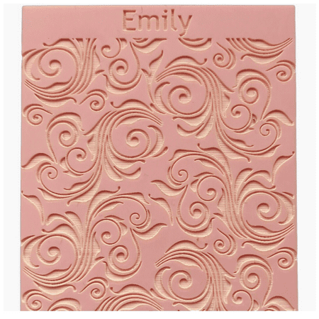 Emily Engraved square stamp