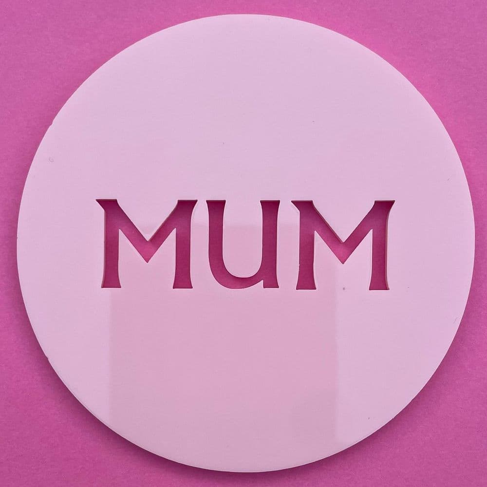 MUM Cut circle stamp