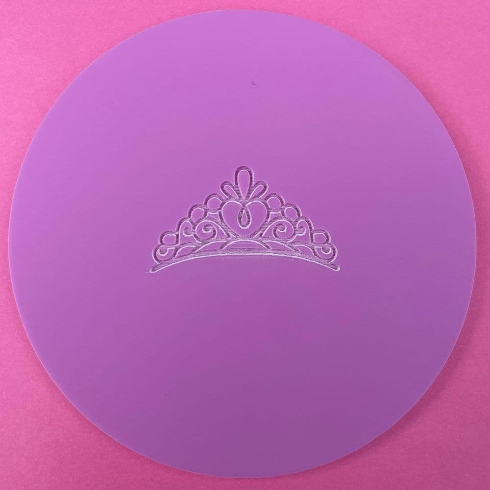 SALE Crown Mini Size Engraved circle stamp