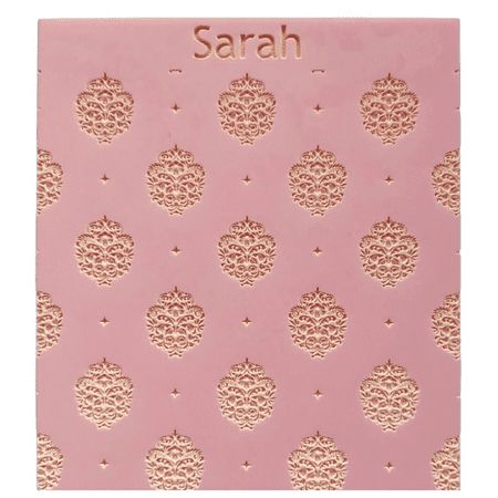 Sarah Engraved square stamp