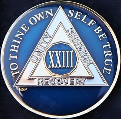 Midnight Blue Tri Plate