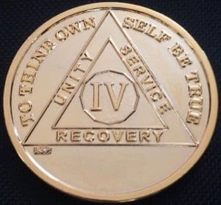 4 Year Gold Plate