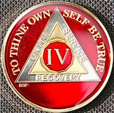 Mandarin Red Tri Plate