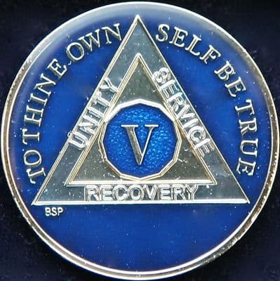 Midnight Blue Tri Plate