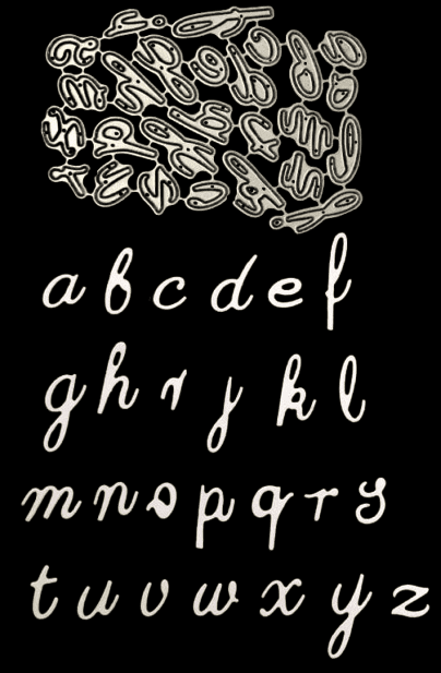 Lower Case Letters Alphabet
