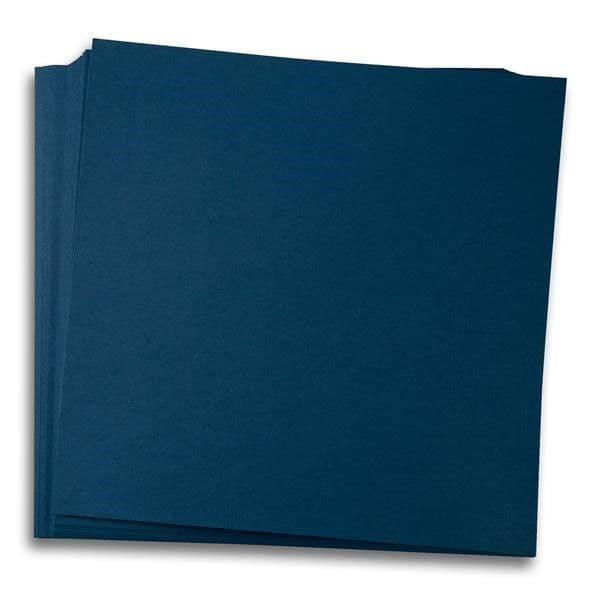 Pink Frog Crafts True Dark Blue Card 290gsm 25 12" x 12" Sheets