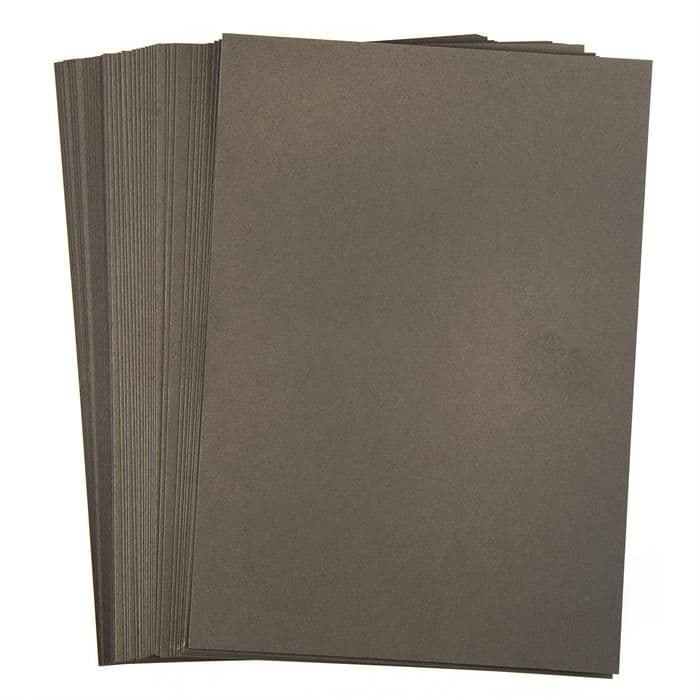 Pink Frog Crafts True Dark Grey A4 Card 290gsm