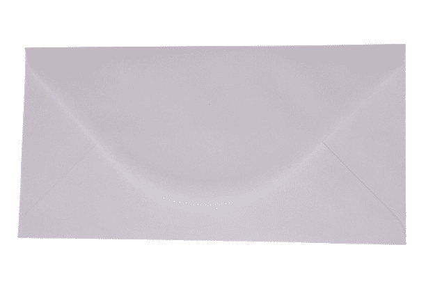Pink Frog Crafts White DL Diamond Flap Envelopes 100gsm