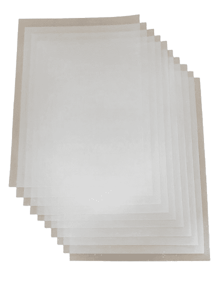 Pink Frog Crafts White Sparkle Vellum 95gsm 10 A4 Sheets