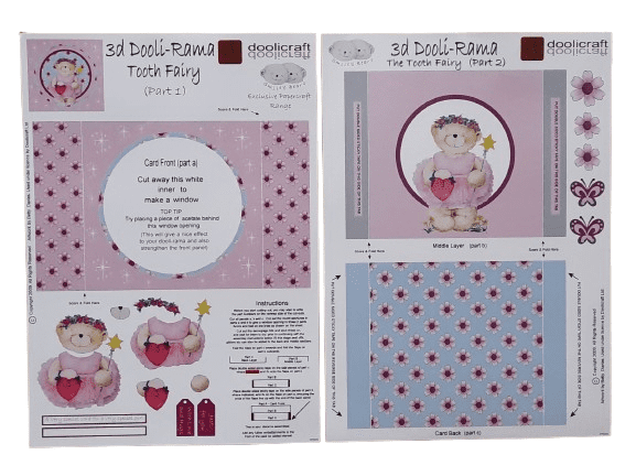 Tooth Fairy 3D Dooli-Rama Decoupage By Doolicraft