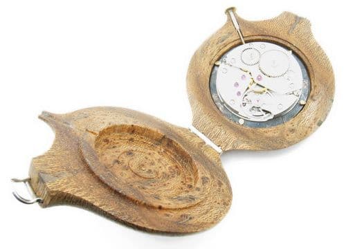 Wooden Pocket Watch
