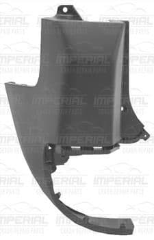 Peugeot Partner 2012-2015 Rear Bumper Outer Black Section Standard ...