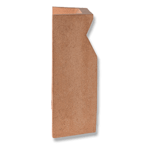 Clay 16" Solid Milner Fireback