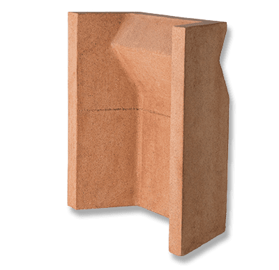 Clay 16" Solid Milner Fireback