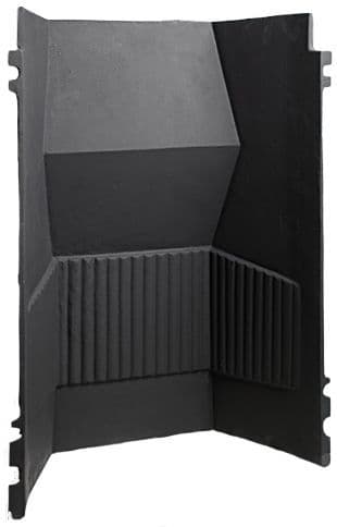 Universal Cast-iron Fire Back 16"