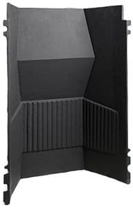 Universal Cast-iron Fire Back 16"