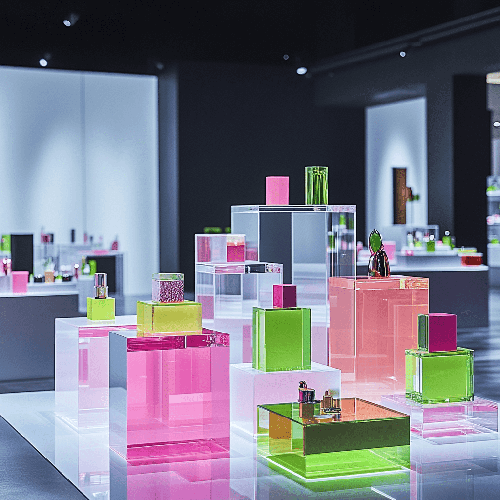 Elevate Your Retail Display with Acrylic Pedestals