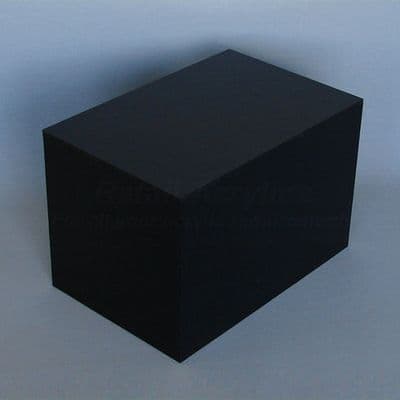 Black Acrylic Cubes and Boxes