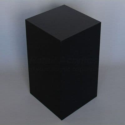 Black Acrylic Cubes and Boxes