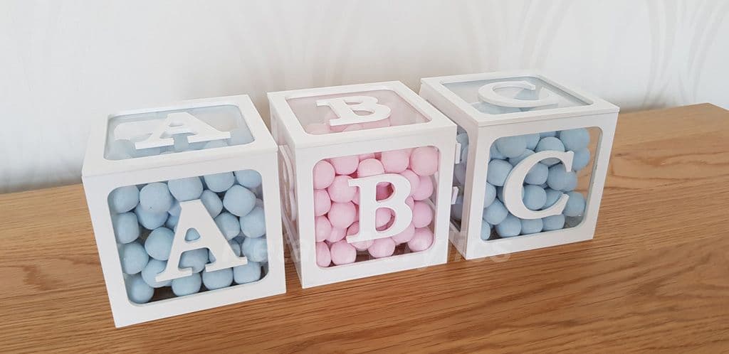 ABC Blocks Acrylic boxes - Small