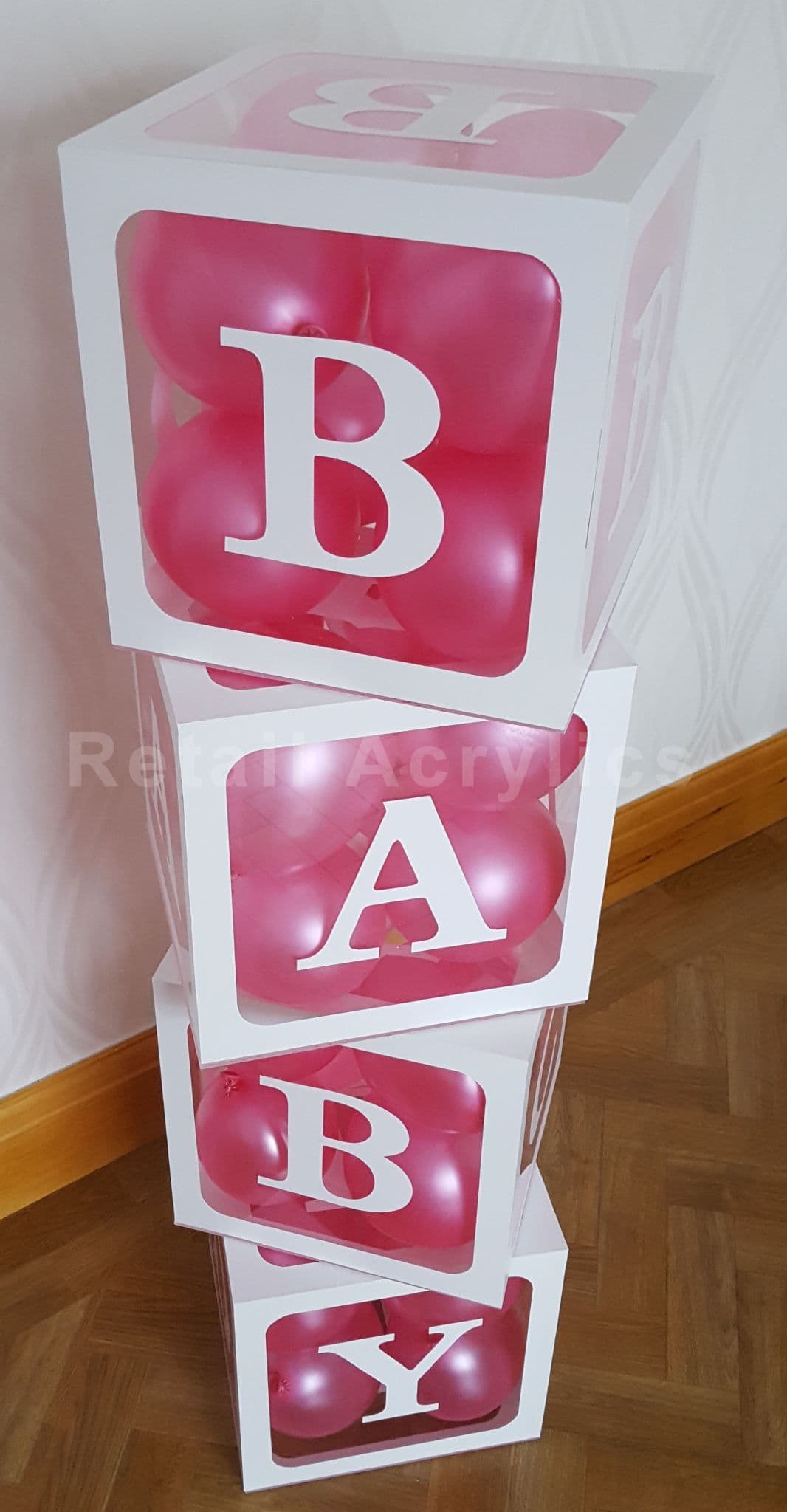 BABY Blocks Acrylic boxes - Extra Large