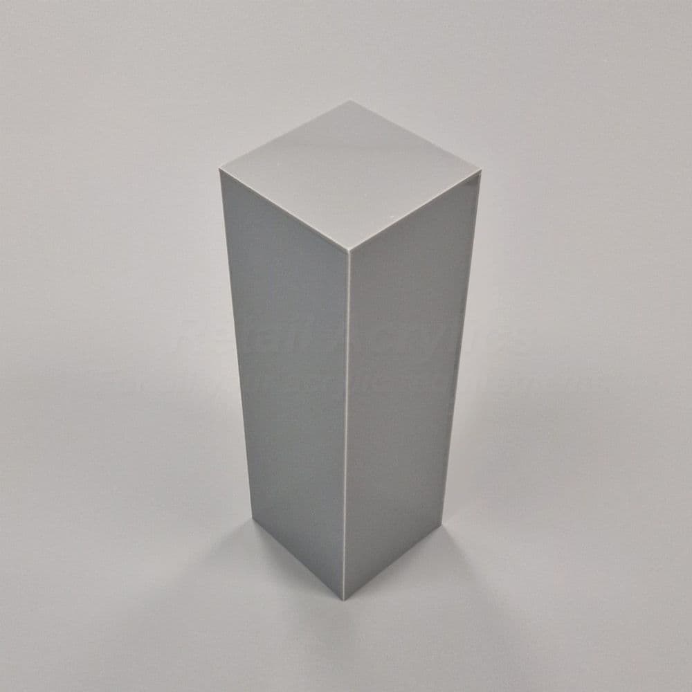 Matt Grey Acrylic Pedestal / Plinth