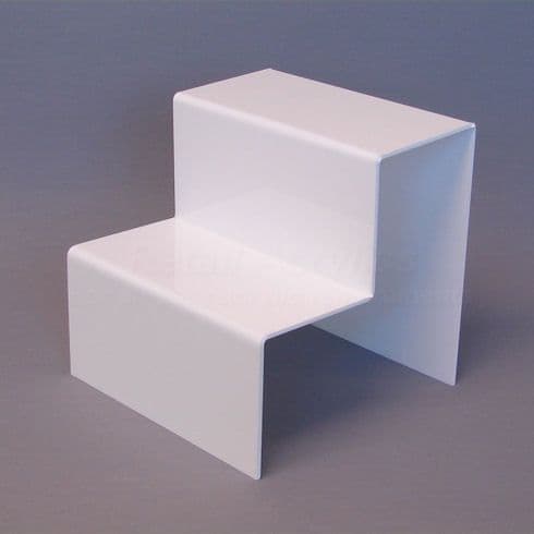 Standard White Acrylic 2 Step Display Stand