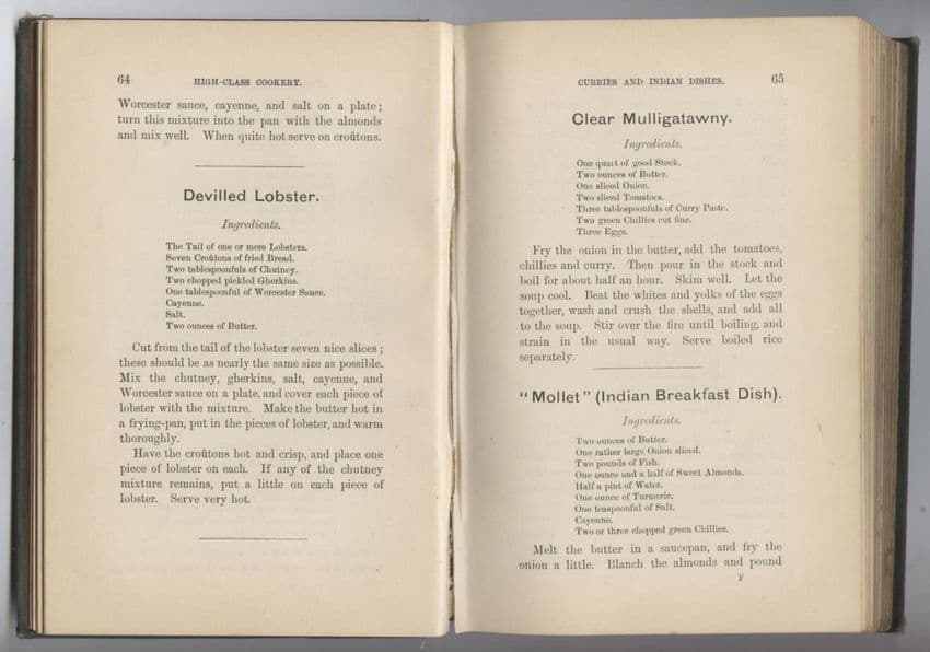 Antique 1909 Vintage Cookery Book High Class Cookery Recipes 11th ...