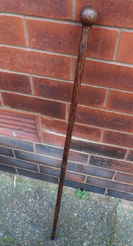 Antique African Palm Wood Knobkierie Walking Stick Cane Tribal Staff ...