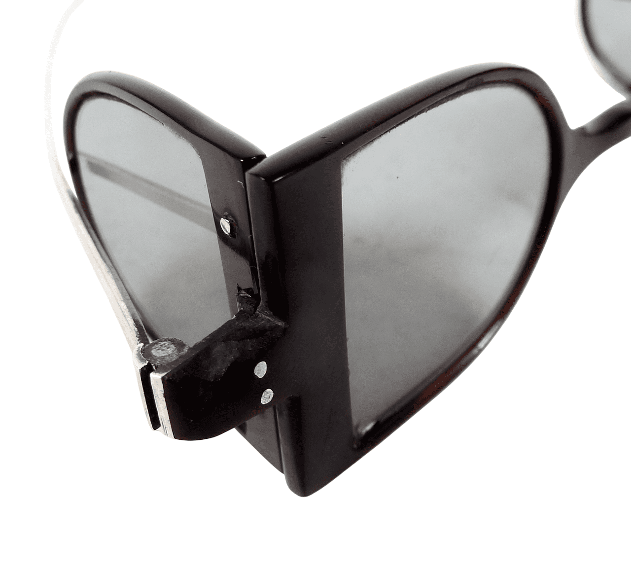 Antique Cased Folding Double D Railway Spectacles Tinted Glasses ...