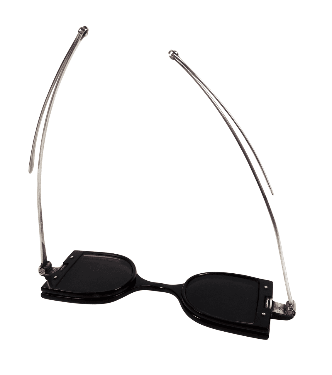 Antique Cased Folding Double D Railway Spectacles Tinted Glasses ...