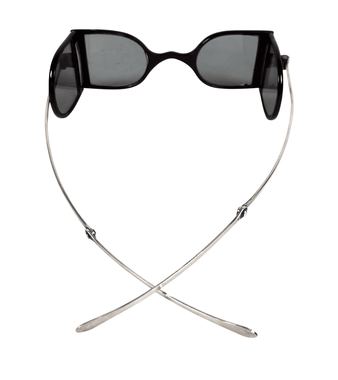 Antique Cased Folding Double D Railway Spectacles Tinted Glasses ...