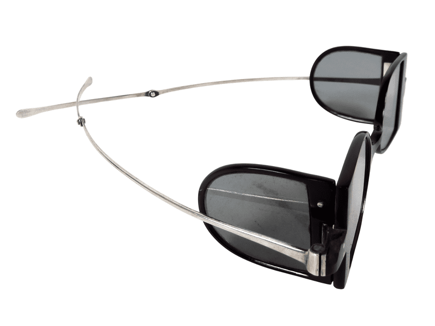 Antique Cased Folding Double D Railway Spectacles Tinted Glasses ...