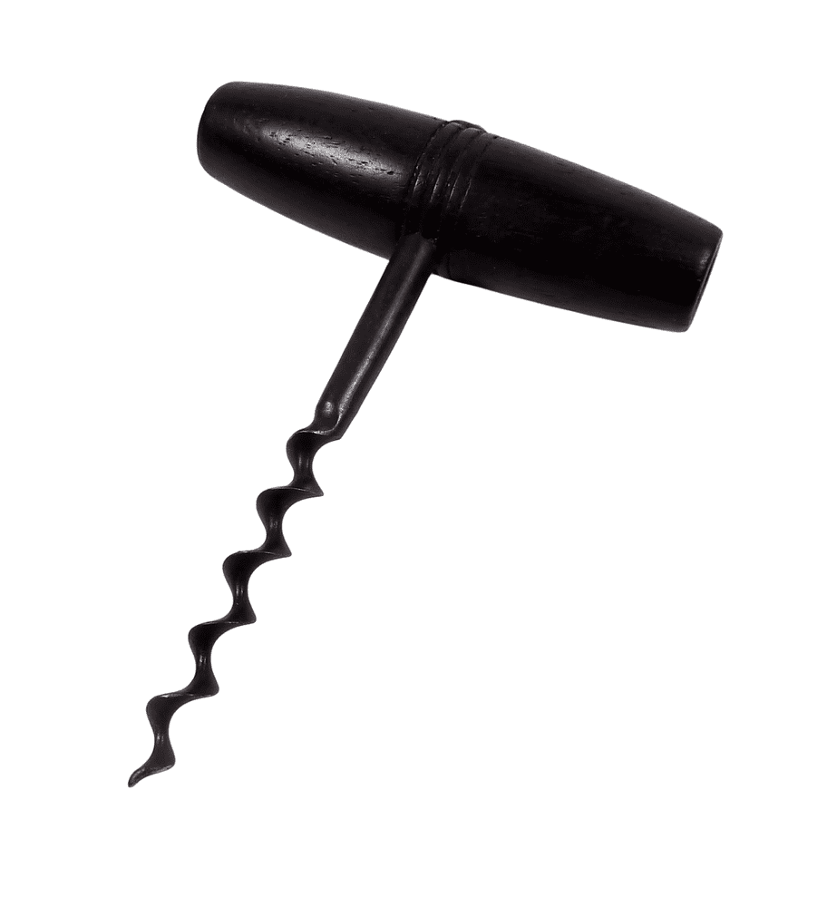 Antique English Self Puller T Tee 4" Corkscrew Circa 1900s Rosewood ...