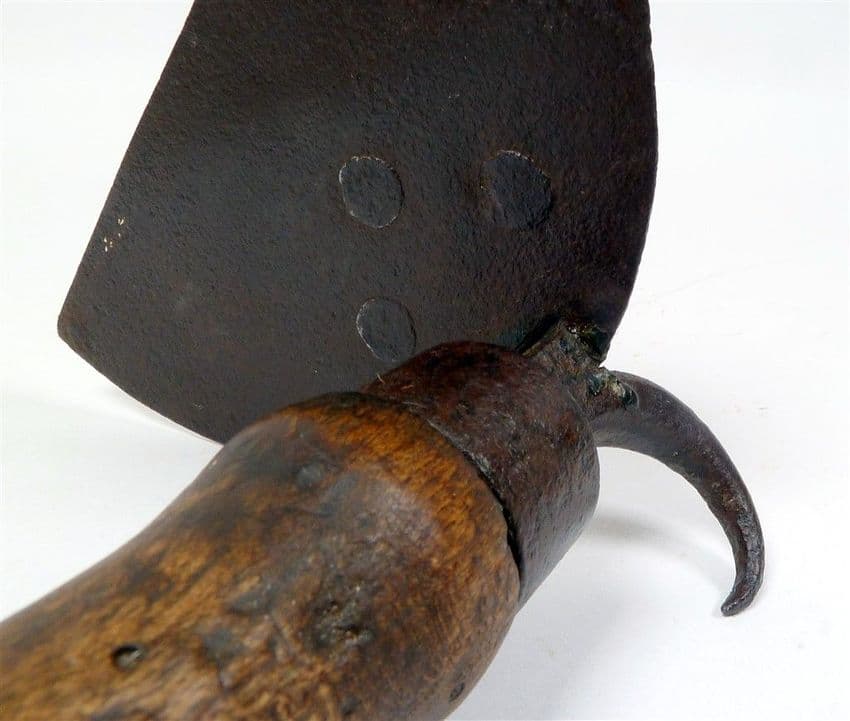 Antique Farming Tool Wrought Iron Pig Hog Scraper Hook Cattle Livestock ...