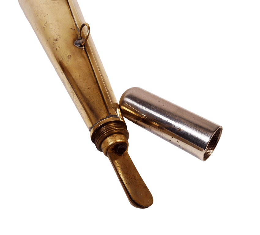 Antique GWR Great Western Railway Brass Warning Horn Reed Type
