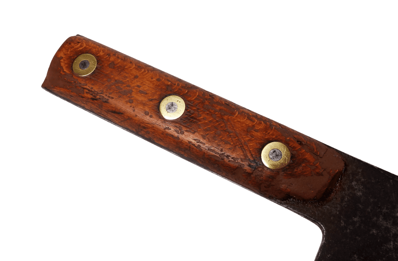 Antique Kitchen Elwell Wednesbury Professional Butchers Cleaver Knife ...