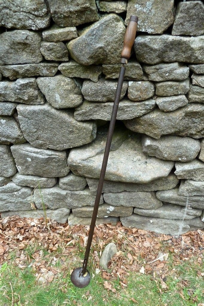 Antique Vintage Gardening Farming Tool Long Handled Drain Gully Cleaner ...