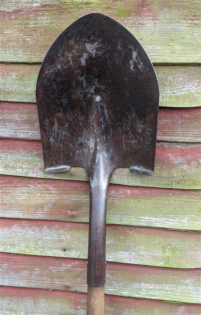 Antique Vintage Gardening Tool Long Handled Heat Treated Spade Shovel ...