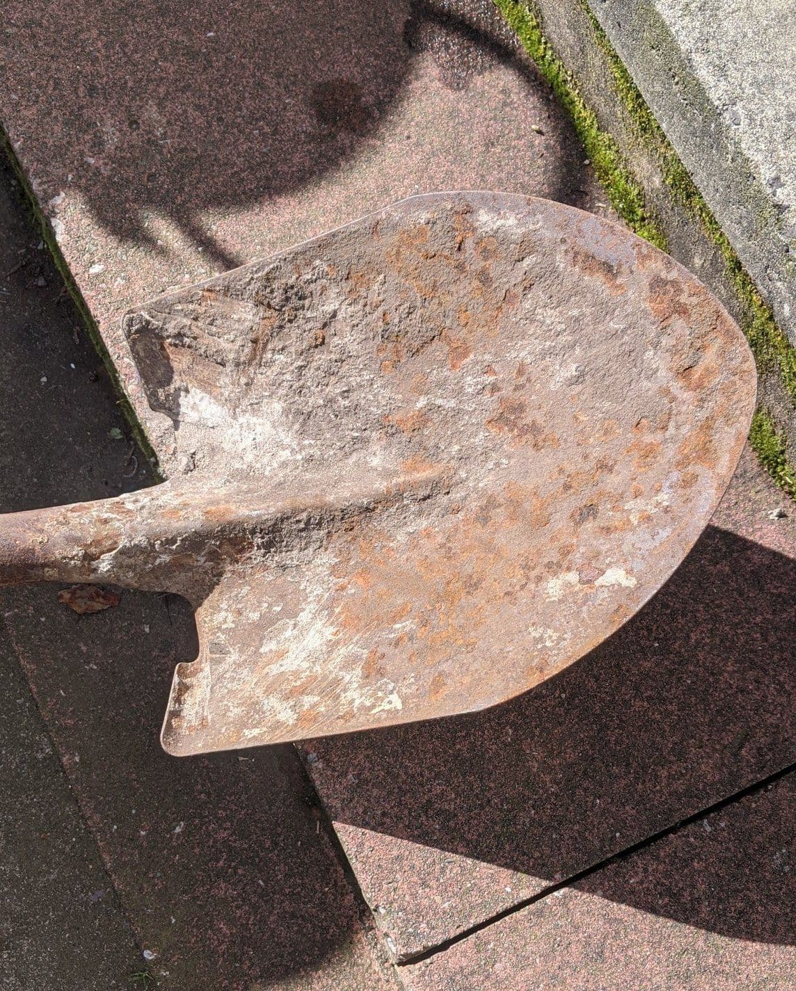 Antique Vintage Gardening Tool Long Handled Heat Treated Spade Shovel ...