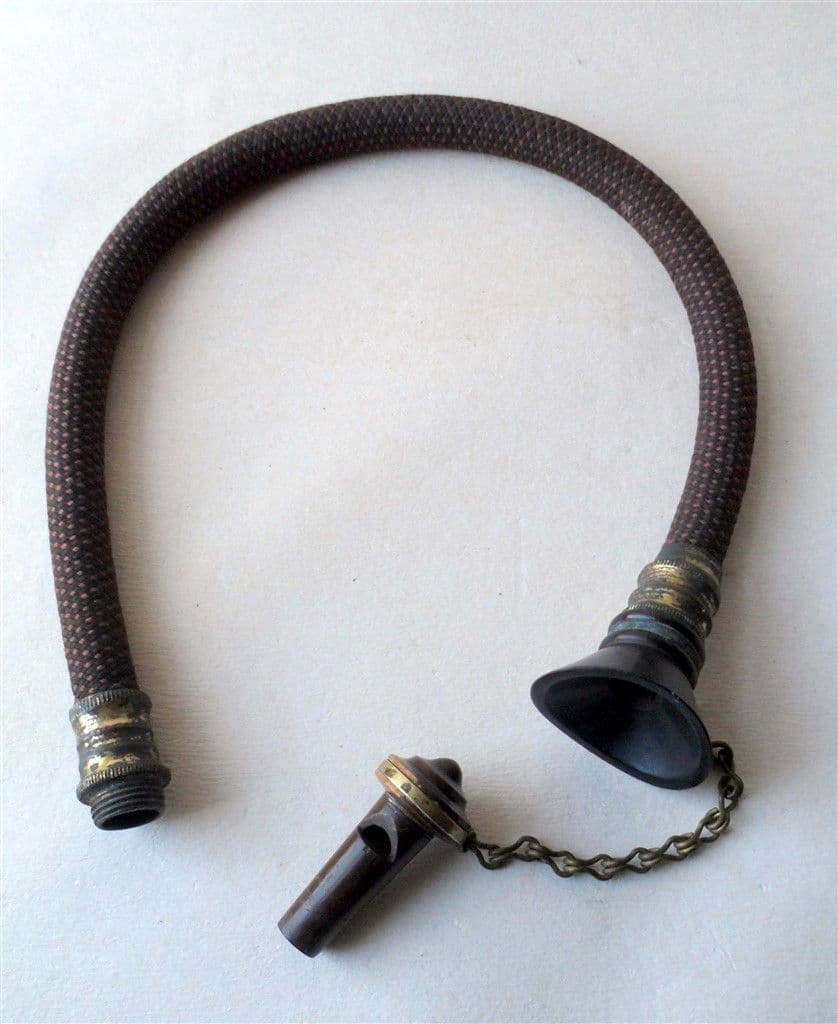 Antique Voicepipe Speaking Tube with Whistle 1880s Omnibus Tram Cab ...