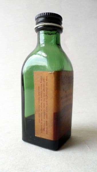HTF Vintage Bathroom Vosene Medicated Glass Shampoo Bottle Circa 1950s ...