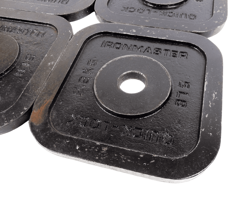 Ironmaster Quick-Lock Adjustable Dumbbell Plate Set 20lbs 8 8kg ...