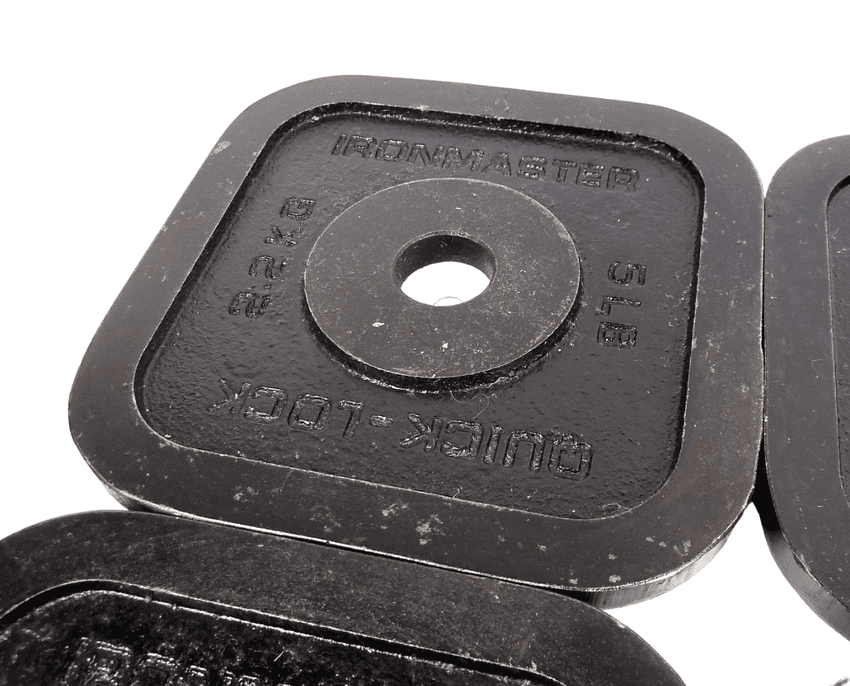 Ironmaster Quick-Lock Adjustable Dumbbell Plate Set 20lbs 8 8kg ...