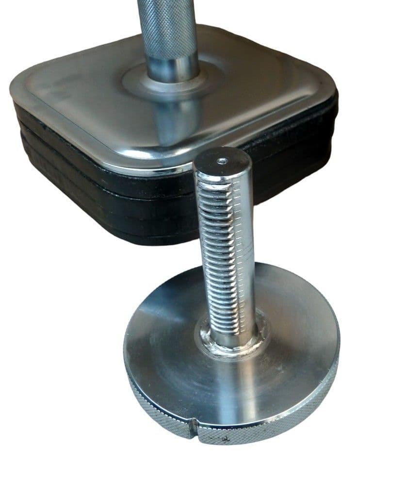 Ironmaster Quick-Lock Adjustable Dumbbell Set 45lbs 20kg Physical ...