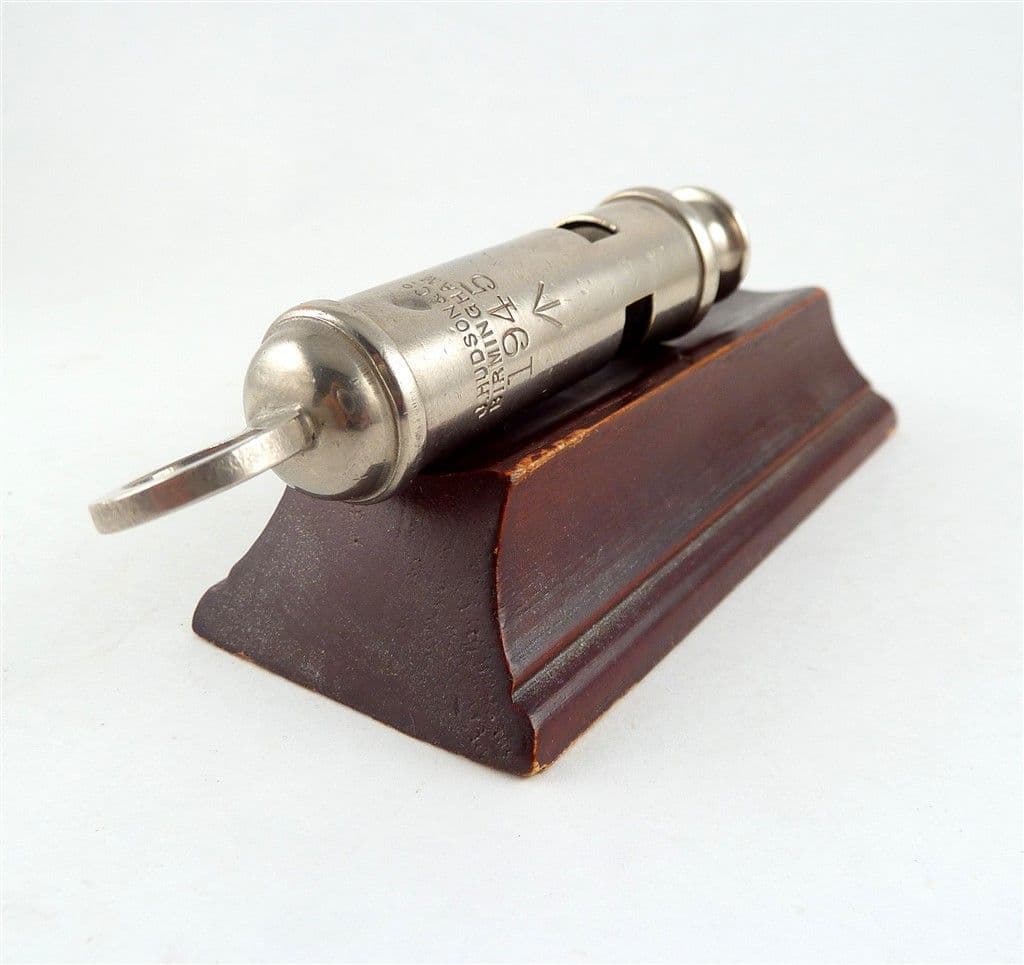 Original Vintage Military WW2 1945 J Hudson Co Birmingham GSW Whistle ...